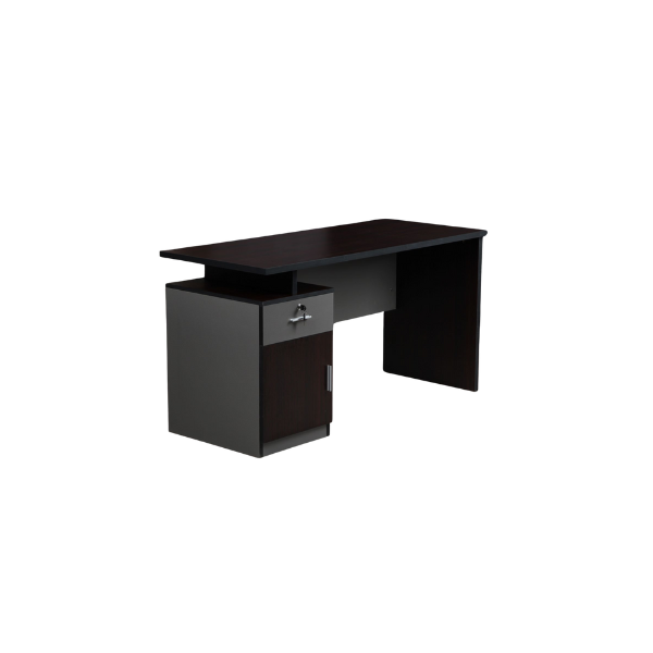 HDC 2 Home Desk/Clerical 1400×600×760 Mahogany/Grey | Esaaks