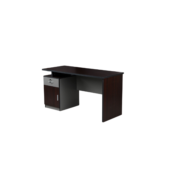 HDC 2 Home Desk/Clerical 1400×600×760 Mahogany/Grey | Esaaks