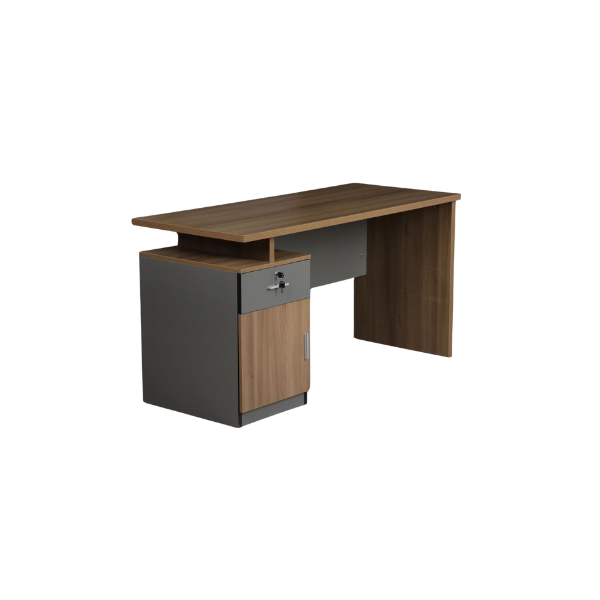 HDC 2 Home Desk/Clerical 1400×600×760 Oak/Grey | Esaaks