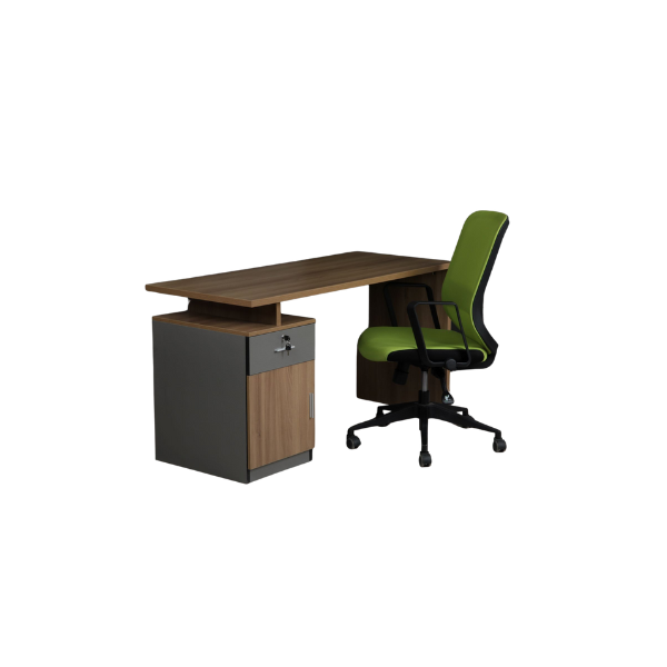 HDC 2 Home Desk/Clerical 1400×600×760 Oak/Grey | Esaaks
