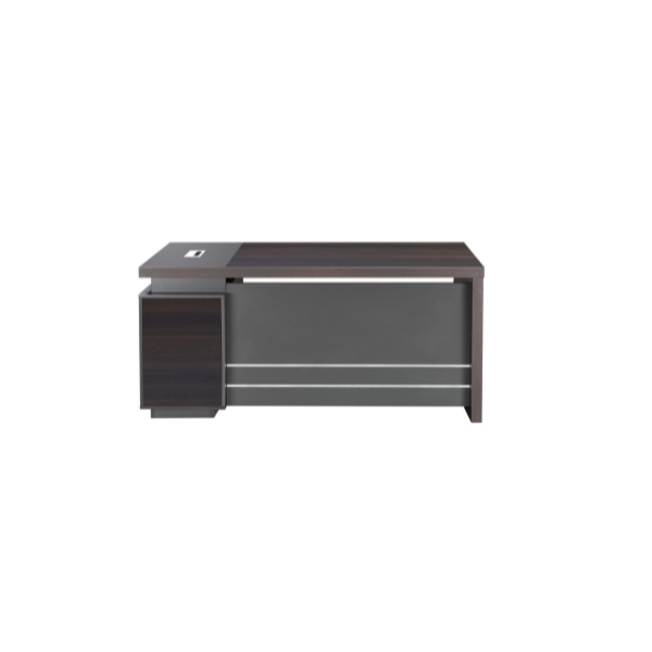 HDC 139BG Home Desk/Clerical 1600×800×750 Dark Oak/Grey | Esaaks